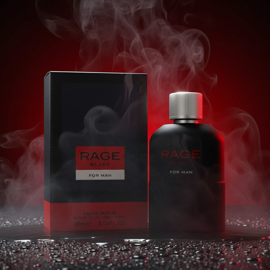 Fragrance World Rage Black Eau De Parfum 100ml For Man